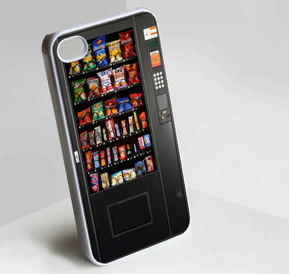 Food Vending Machine Protective Case For Iphone And Samsung Galaxy on ...