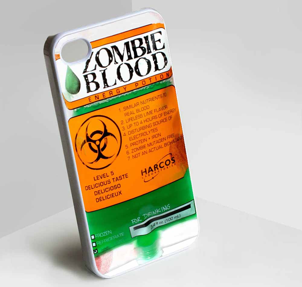 Zombie Blood, Energy For Zombie Protective Case For Iphone And Samsung ...
