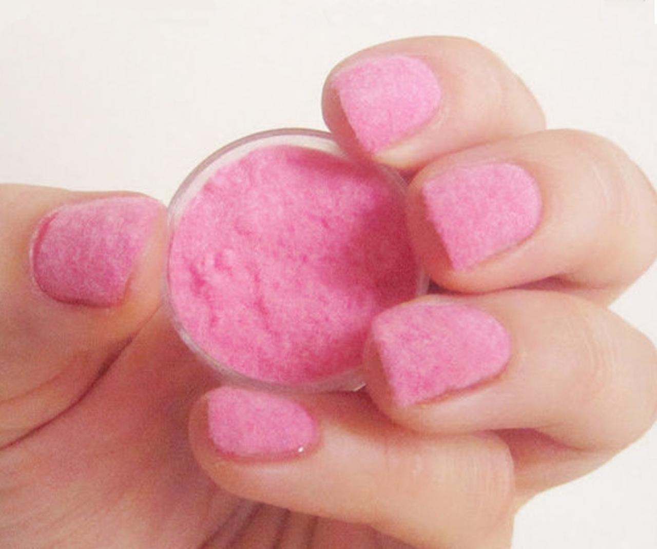 14 Pc Colors Fun Flocking Velvet Powder Manicure Nail Art Nail Polish ...