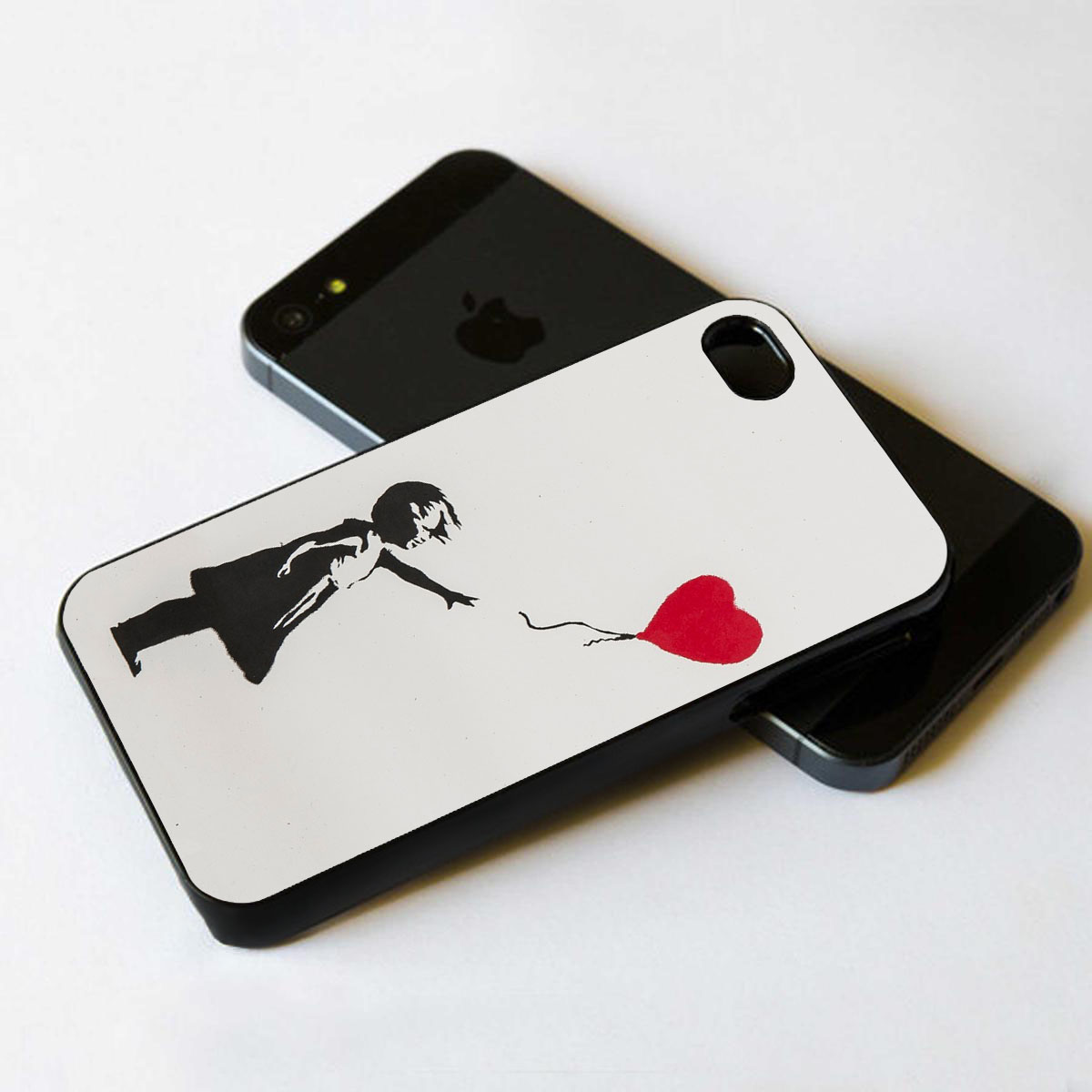 Banksy Heart Shaped Baloon, Protective Case For Iphone And Samsung ...