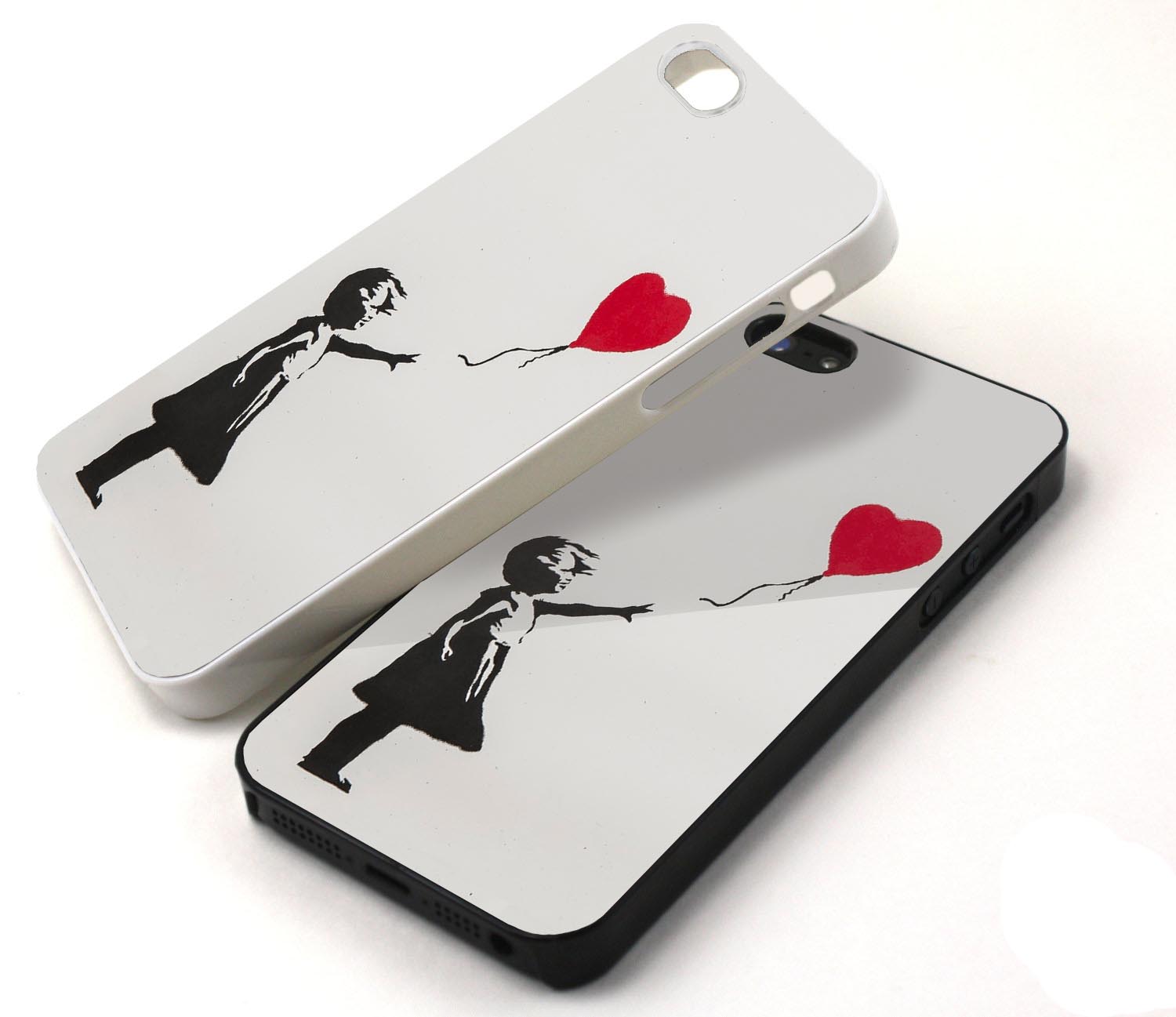 Banksy Heart Shaped Baloon, Protective Case For Iphone And Samsung ...