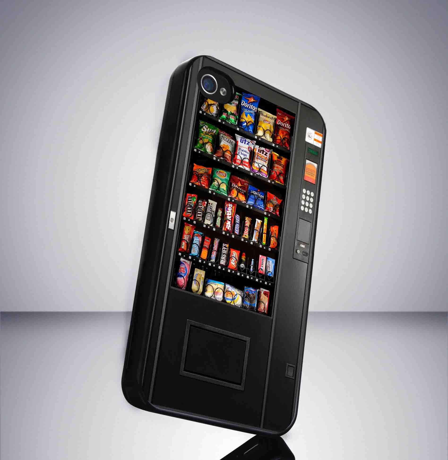 Food Vending Machine Protective Case For IPhone And Samsung Galaxy on ...